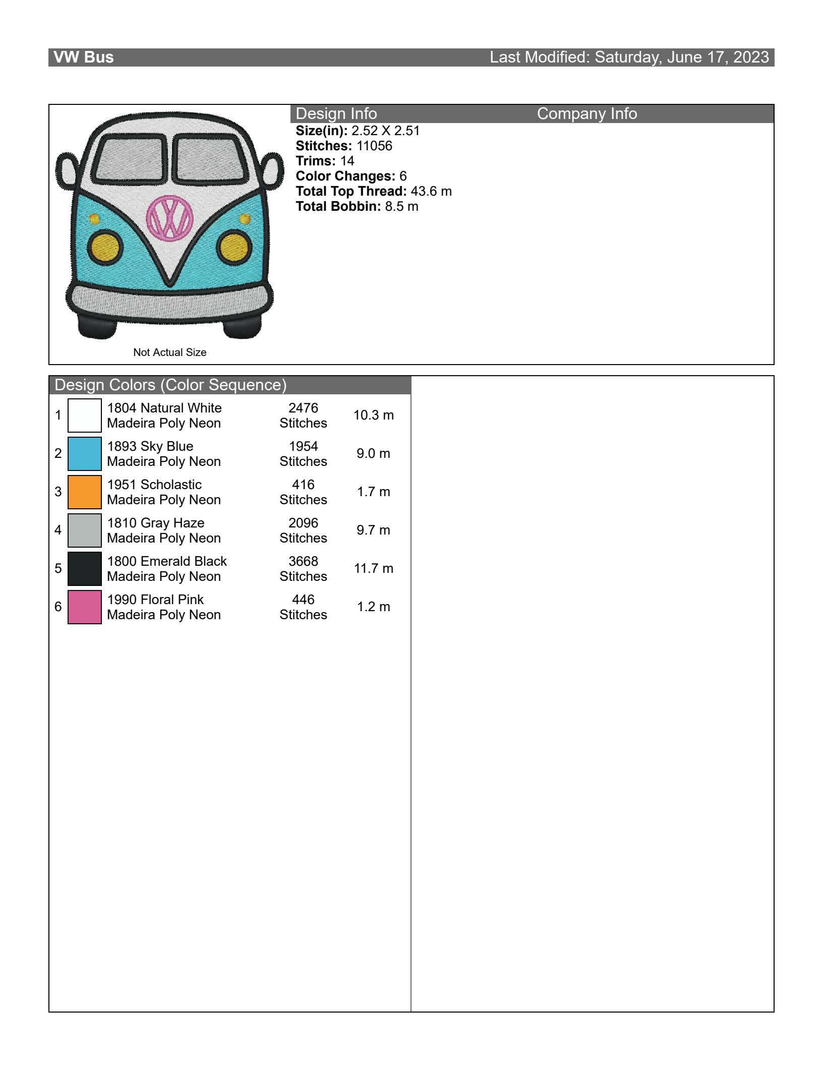 VW Bus Patch Digital Embroidery Design for Machine Embroidery - Etsy UK
