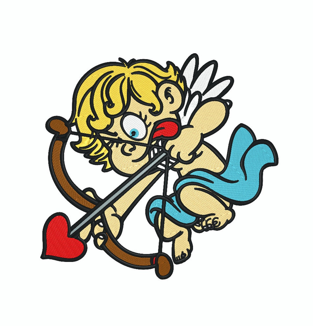 Cherub Embroidery Design for Machine Embroidery- Dst, Exp, Dst, Pes ...