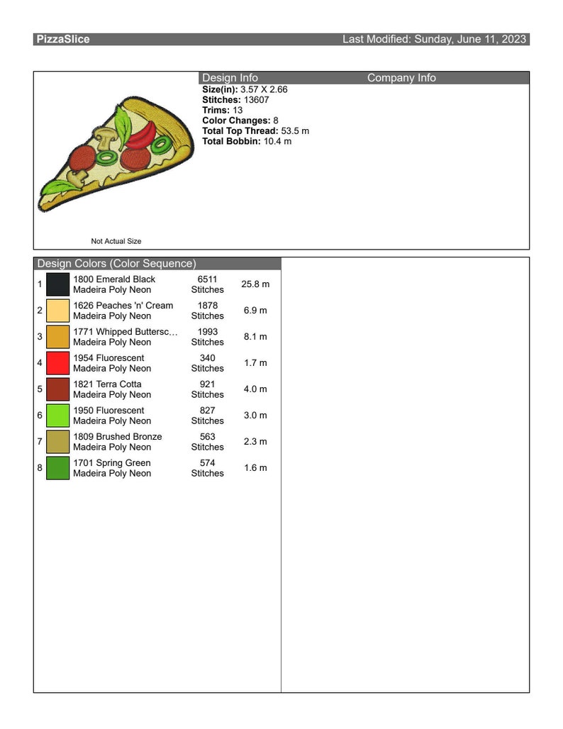 Pizza Slice Patch Digital Embroidery Design for Machine - Etsy