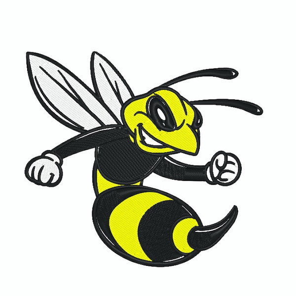 Hornet Embroidery Design - Etsy