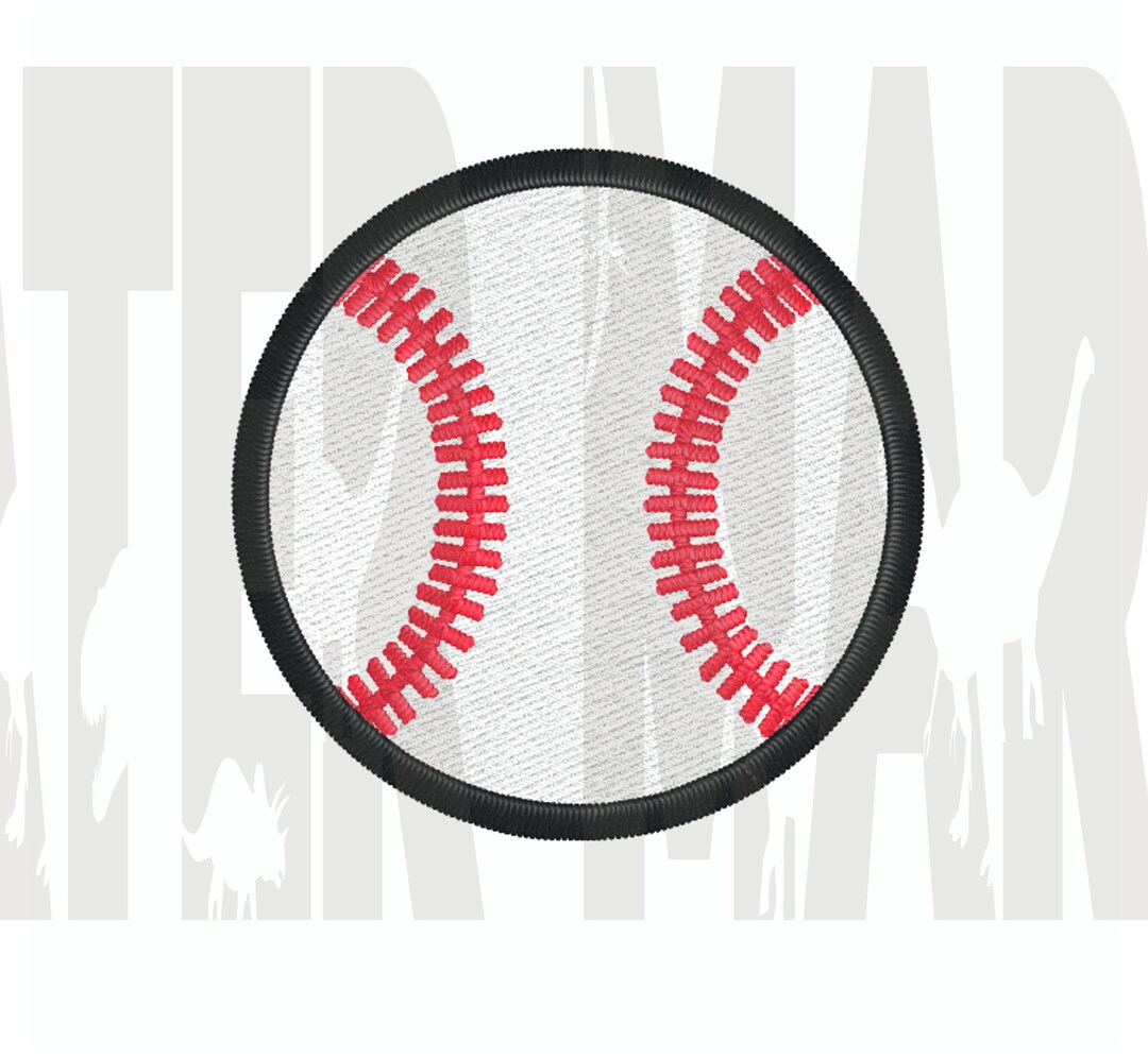 Baseball Digital Embroidery Design for Machine Embroidery - Dst, Exp ...