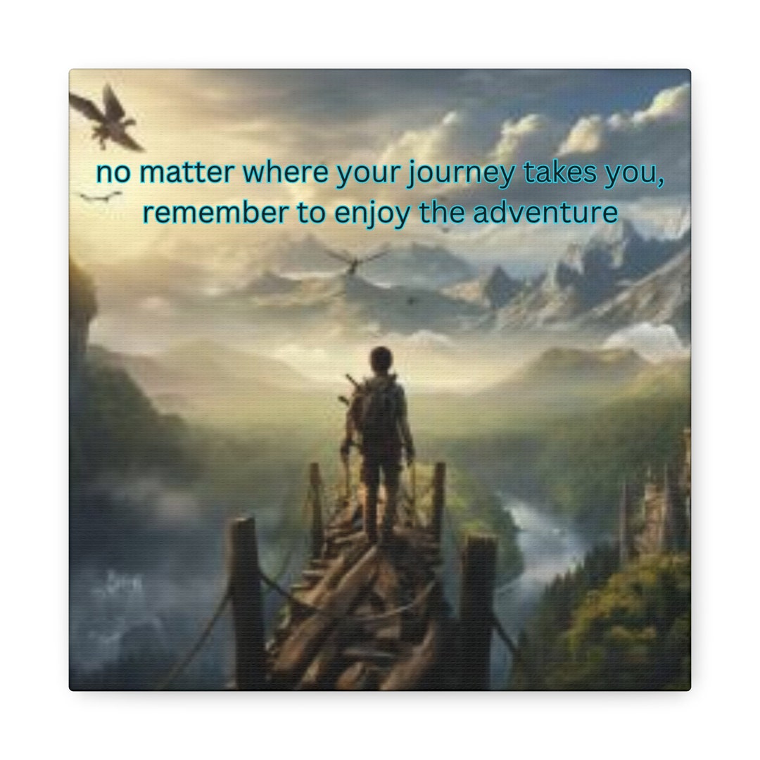 Enjoy Your Journey Canvas Gallery Wraps - Etsy