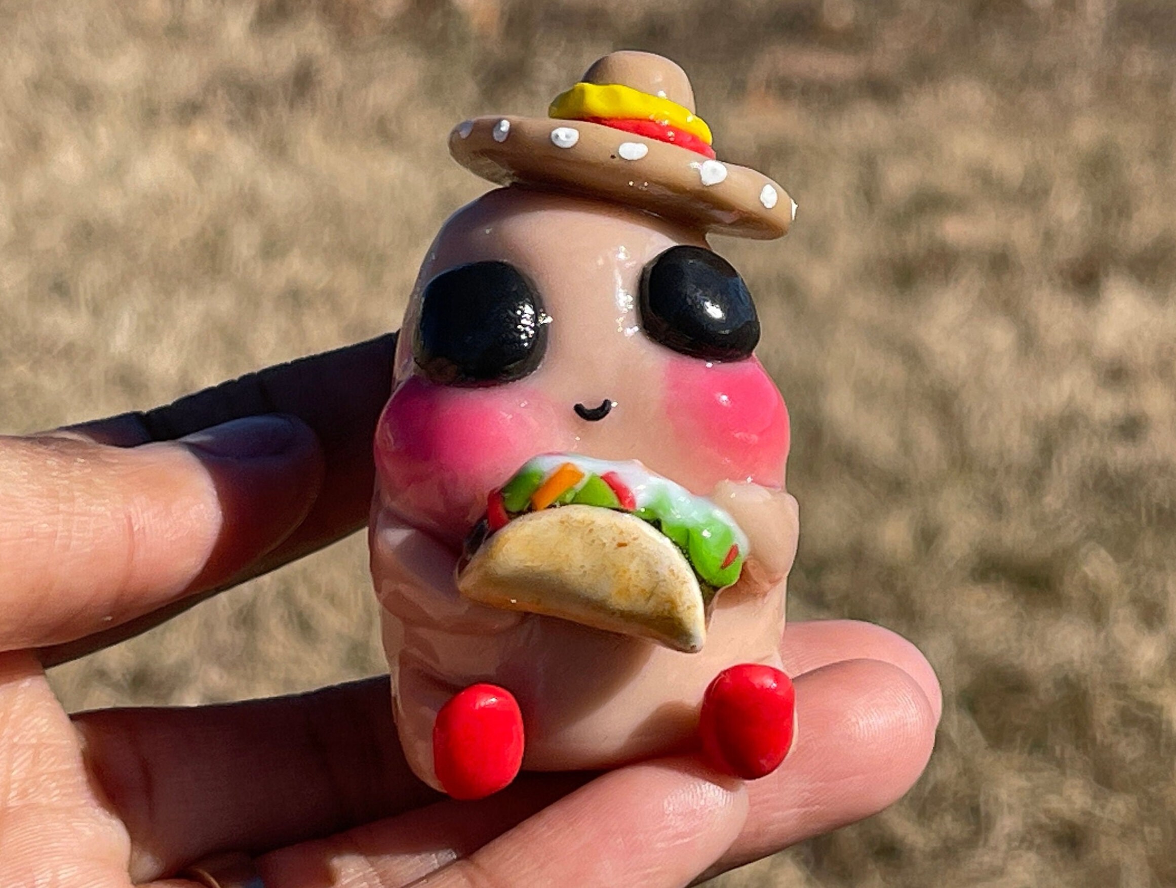 Emotional Support Desk Buddy Office Decor Mexican Art Colorful Living ...