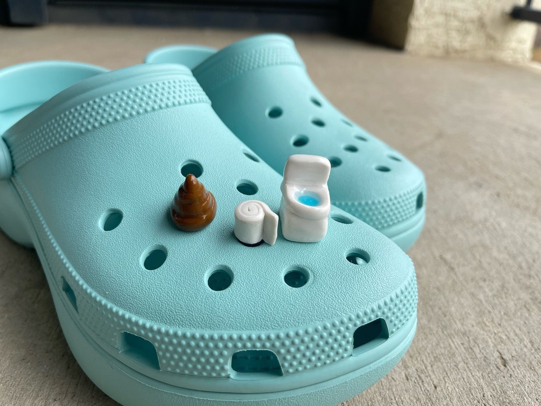 Toilet Shoe Charm Poopshoe Jibbitz for Friend Charm Shoe Clip Birthday ...