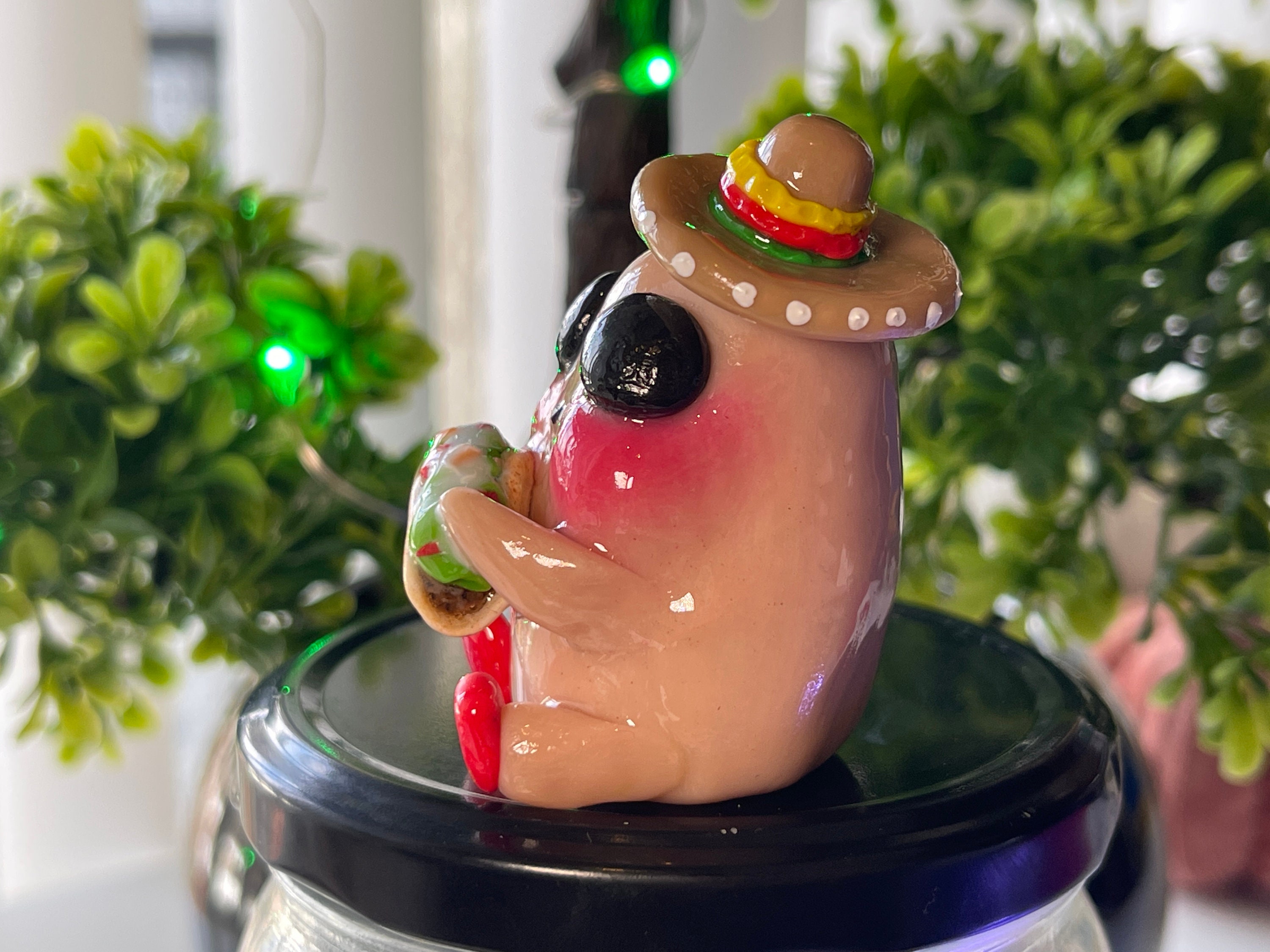 Emotional Support Desk Buddy Office Decor Mexican Art Colorful Living ...