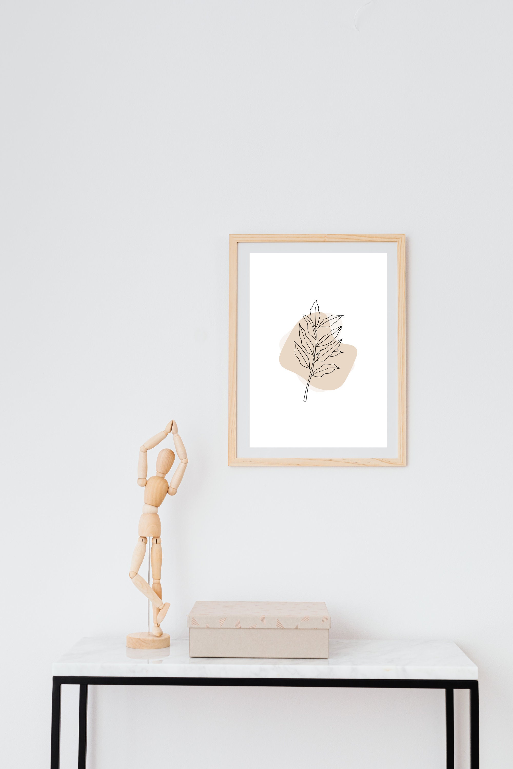 Minimal Leaf - Etsy