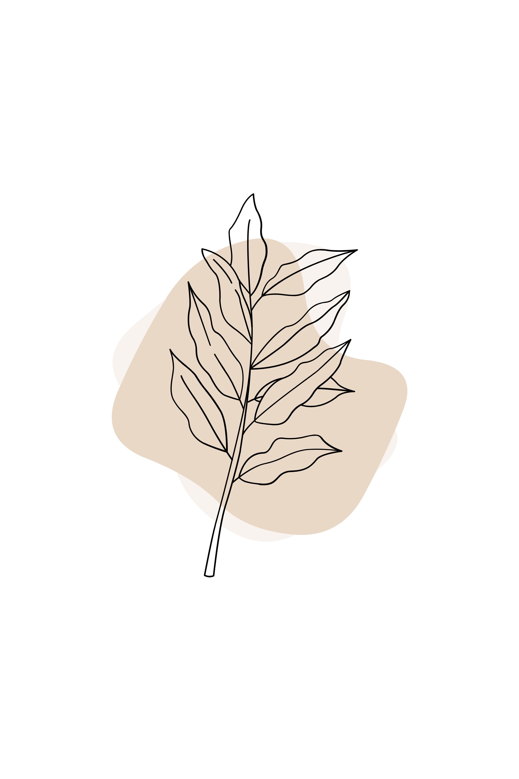 Minimal Leaf - Etsy