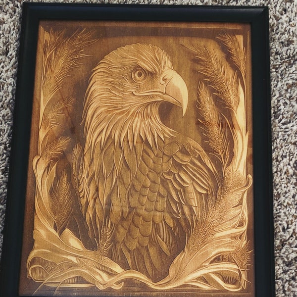 Framed Eagles Wall Art - Etsy