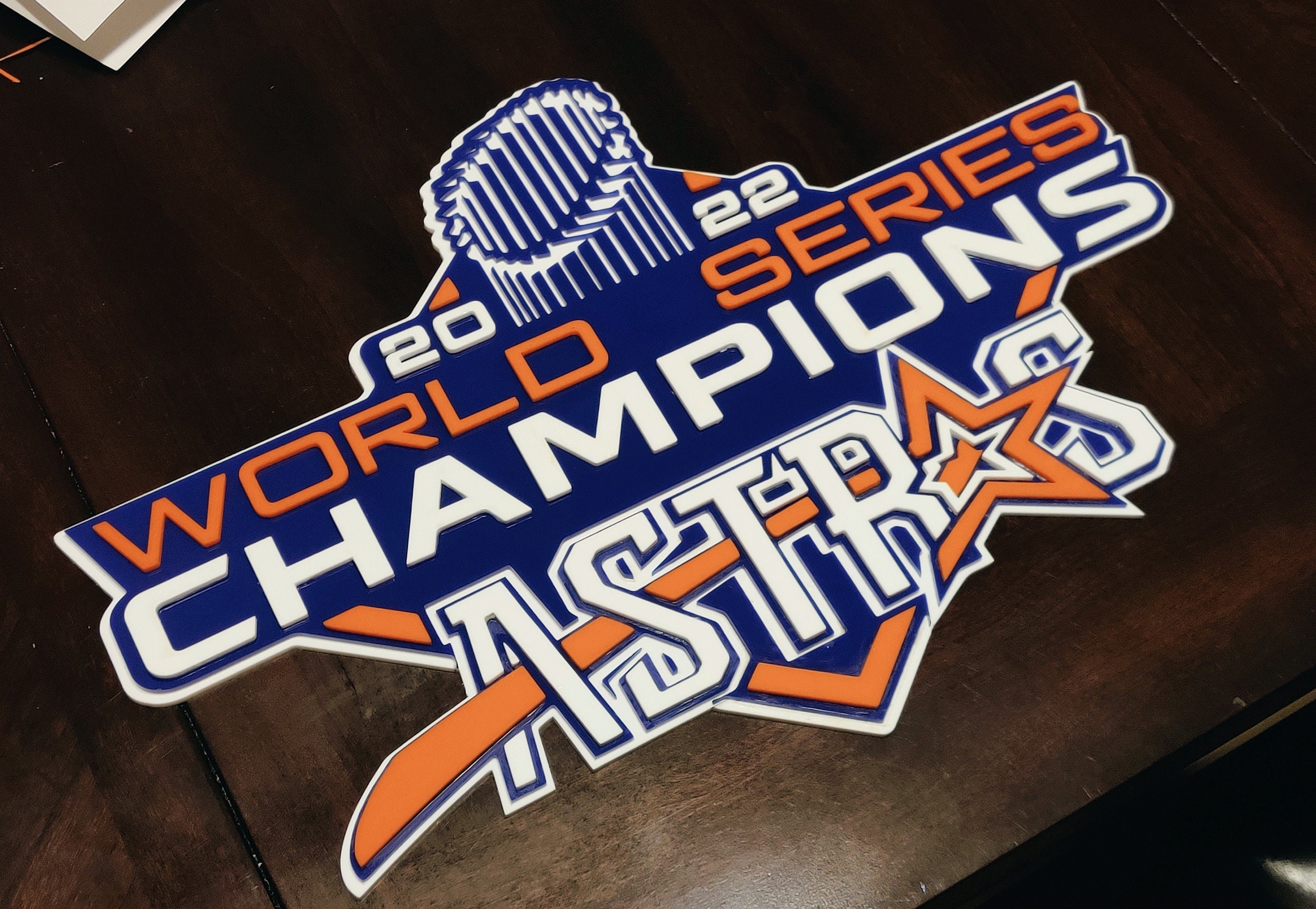 Houston Astros 3D Sign 3 Layered Wall Artwork Baseball - Etsy