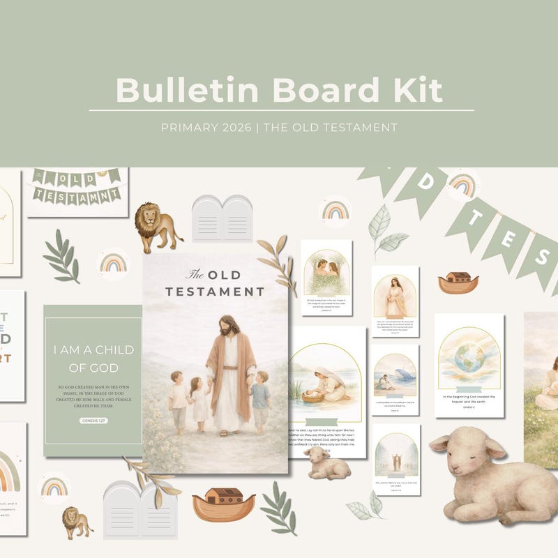 Lds Old Testament Poster - Etsy UK