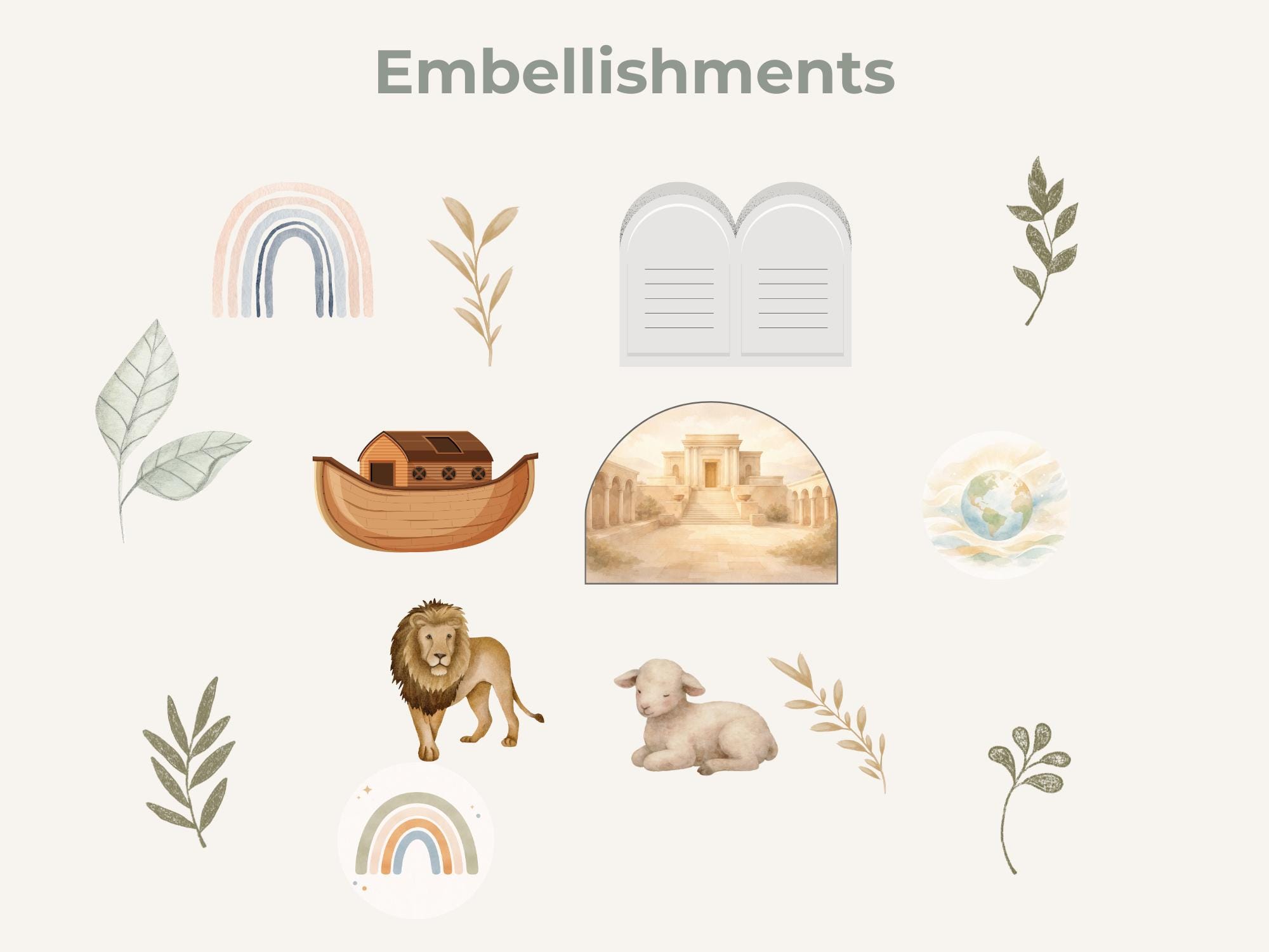 2026 Primary Old Testament Bulletin Board Kit | English & Spanish | LDS ...