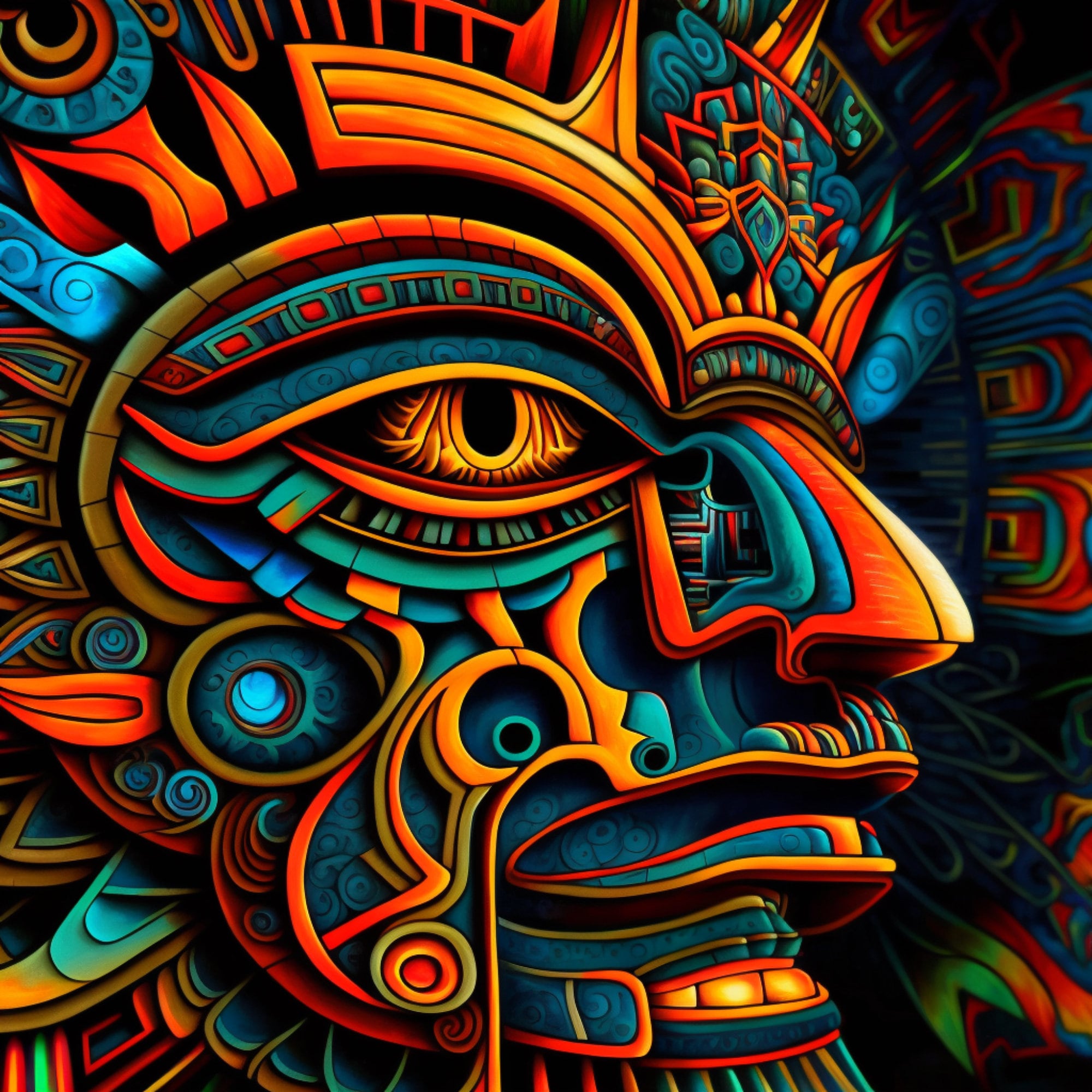 Mayan Art Wallpaper