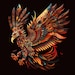 Aztec Phoenix Wall Art / Digital Print / Aztec Art / Phoenix Art ...