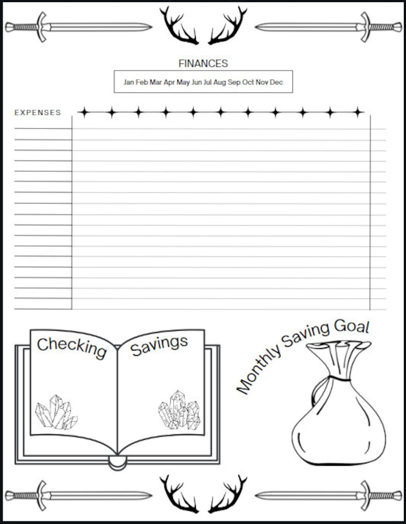 TOG Digital/printable Planner Terrasen Planner Bullet - Etsy