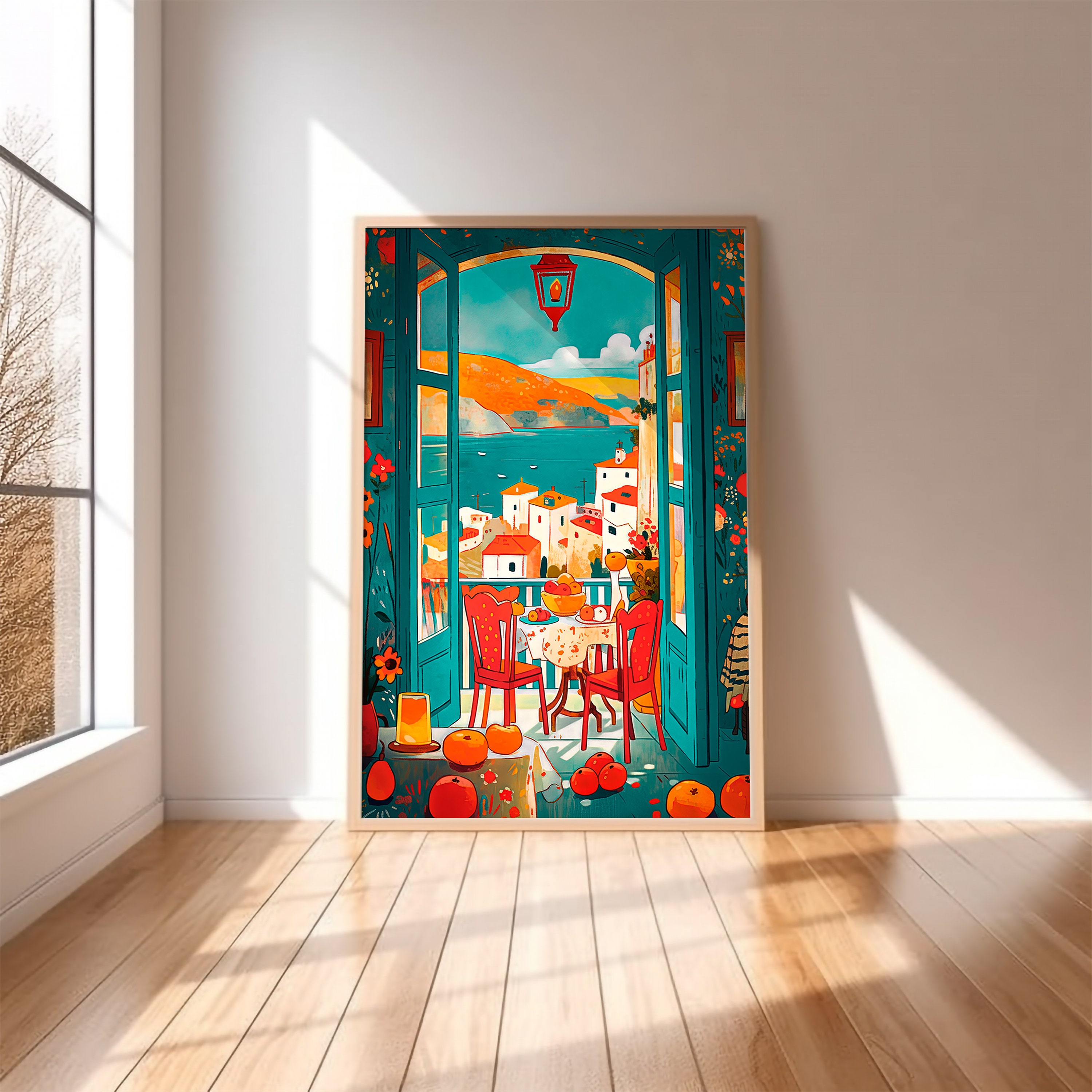 Vintage Wall Art Matisse Wall Art Open Window Colorful Wall Art Flower ...