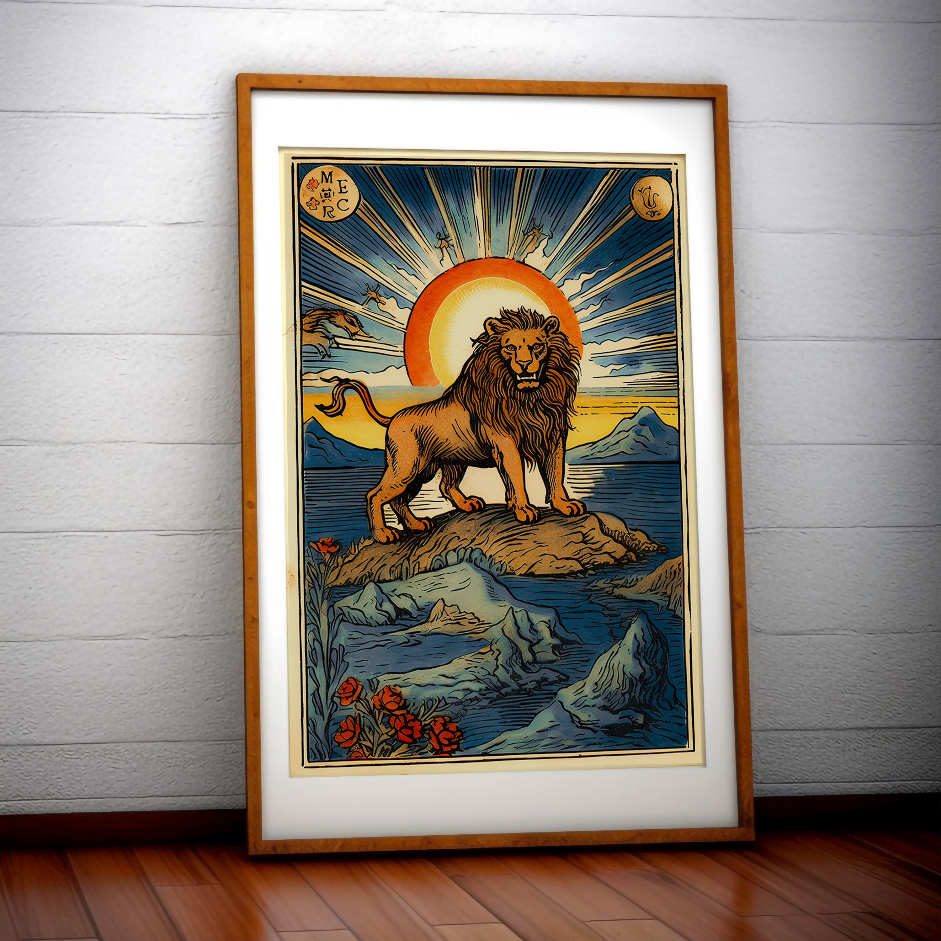 Boho Style Landscape Wall Art Set of 8 Digital Art Prints Mega Bundle ...
