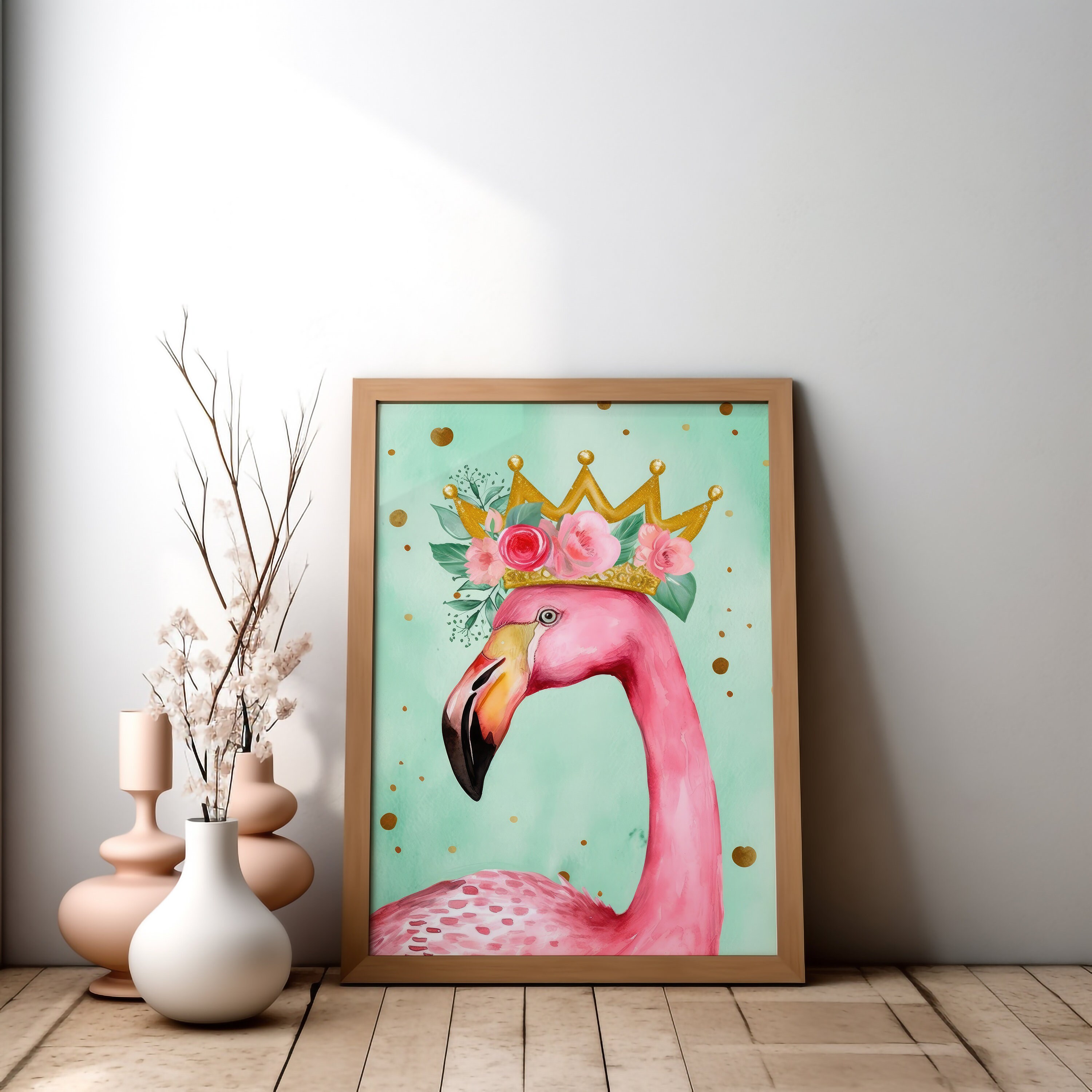 Pink Contemporary Poster Modern Digital Download Instant - Etsy