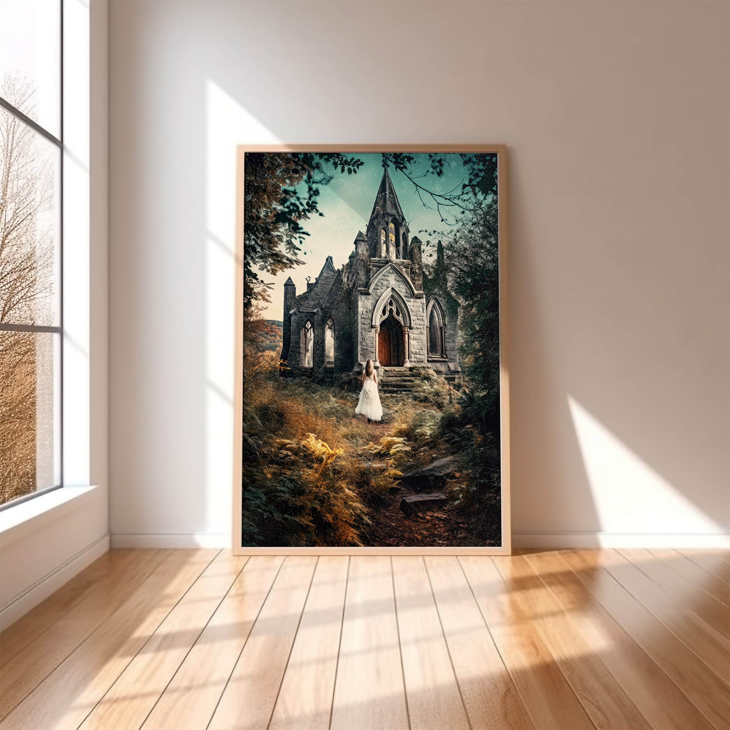 Gothic Castle Art Dark Romance Artwork Dracula Inspired Decor Gothic ...