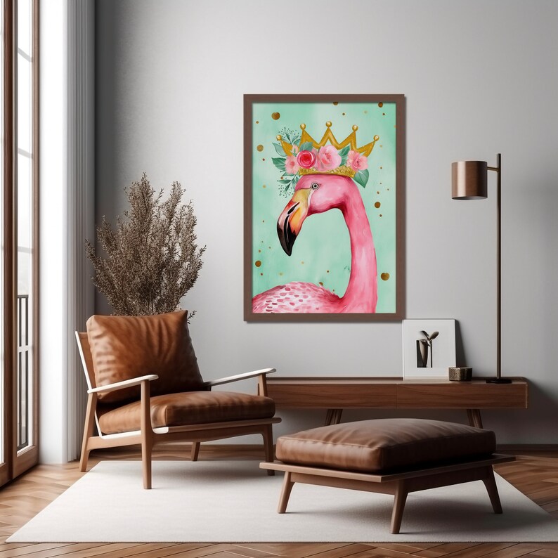 Pink Contemporary Poster Modern Digital Download Instant - Etsy