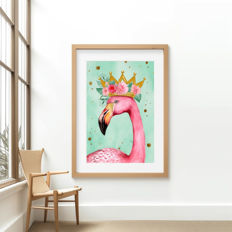 Pink Contemporary Poster Modern Digital Download Instant - Etsy