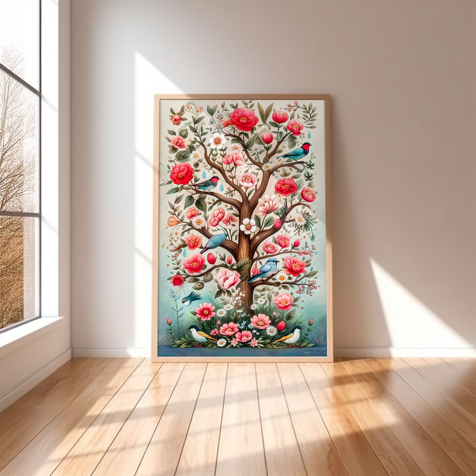 Boho Style Landscape Wall Art Set of 8 Digital Art Prints Mega Bundle ...