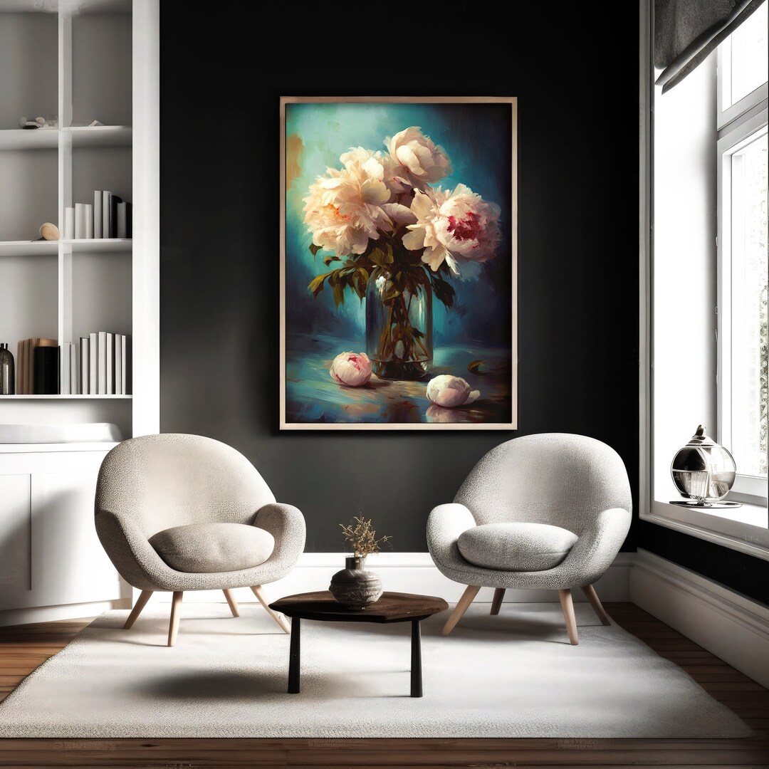 Vintage Art Print Painting Art Vintage Spring Art Vintage Spring Print ...