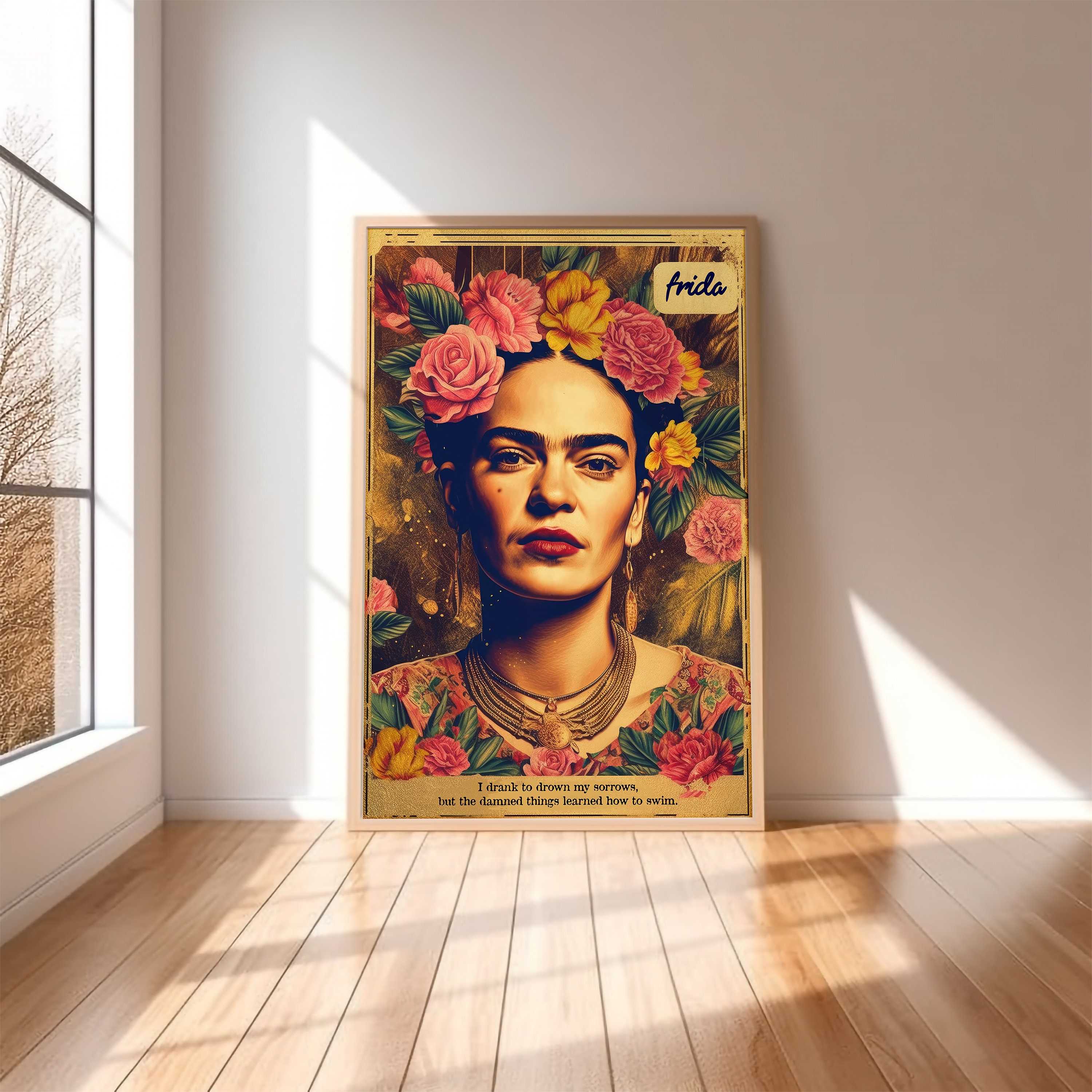 Frida Kahlo Wall Art Poster Frida Kahlo Quote Frida Poster Trendy Wall ...