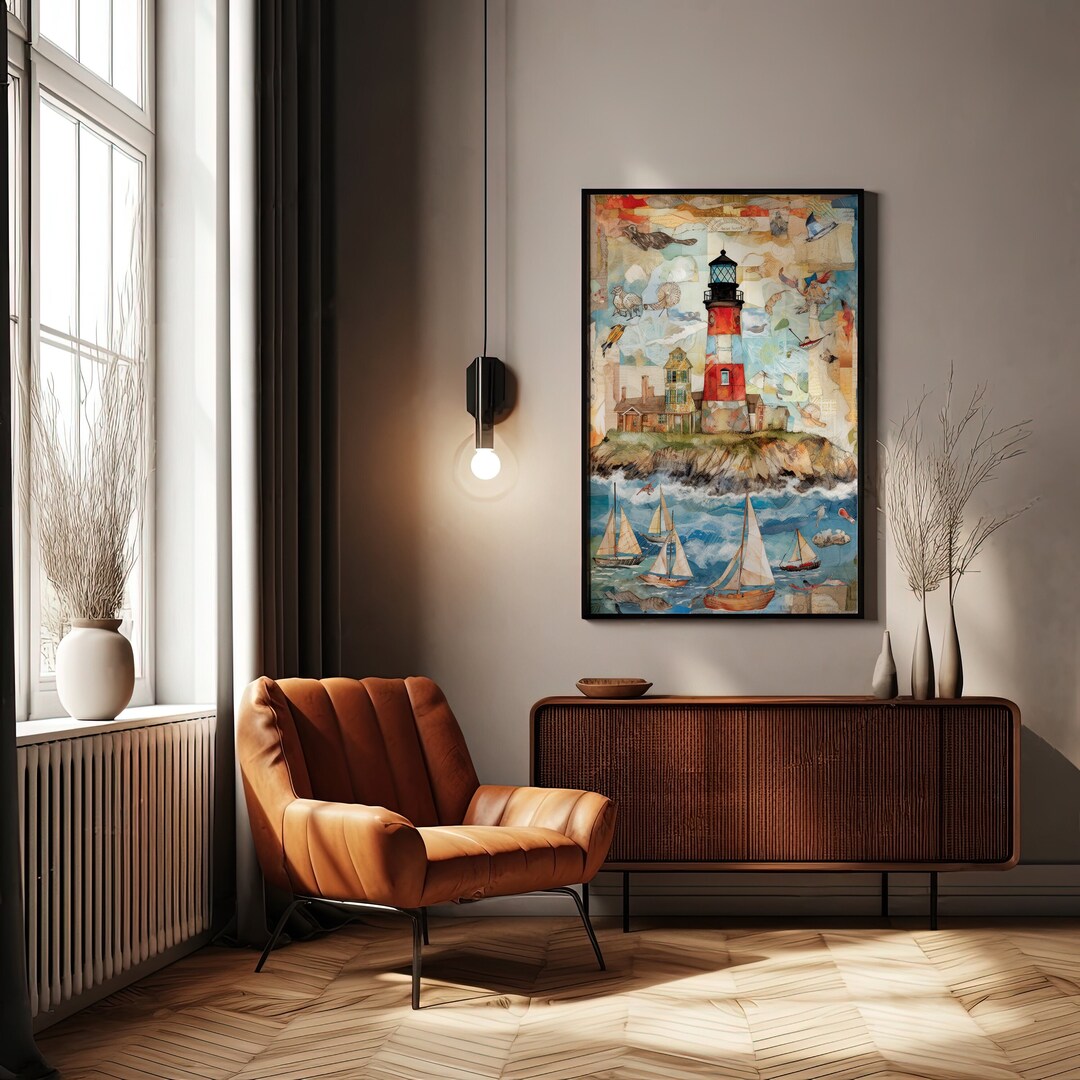 Lighthouse Print Lighthouse Art Poster Lighthouse Picture Lighthouse ...