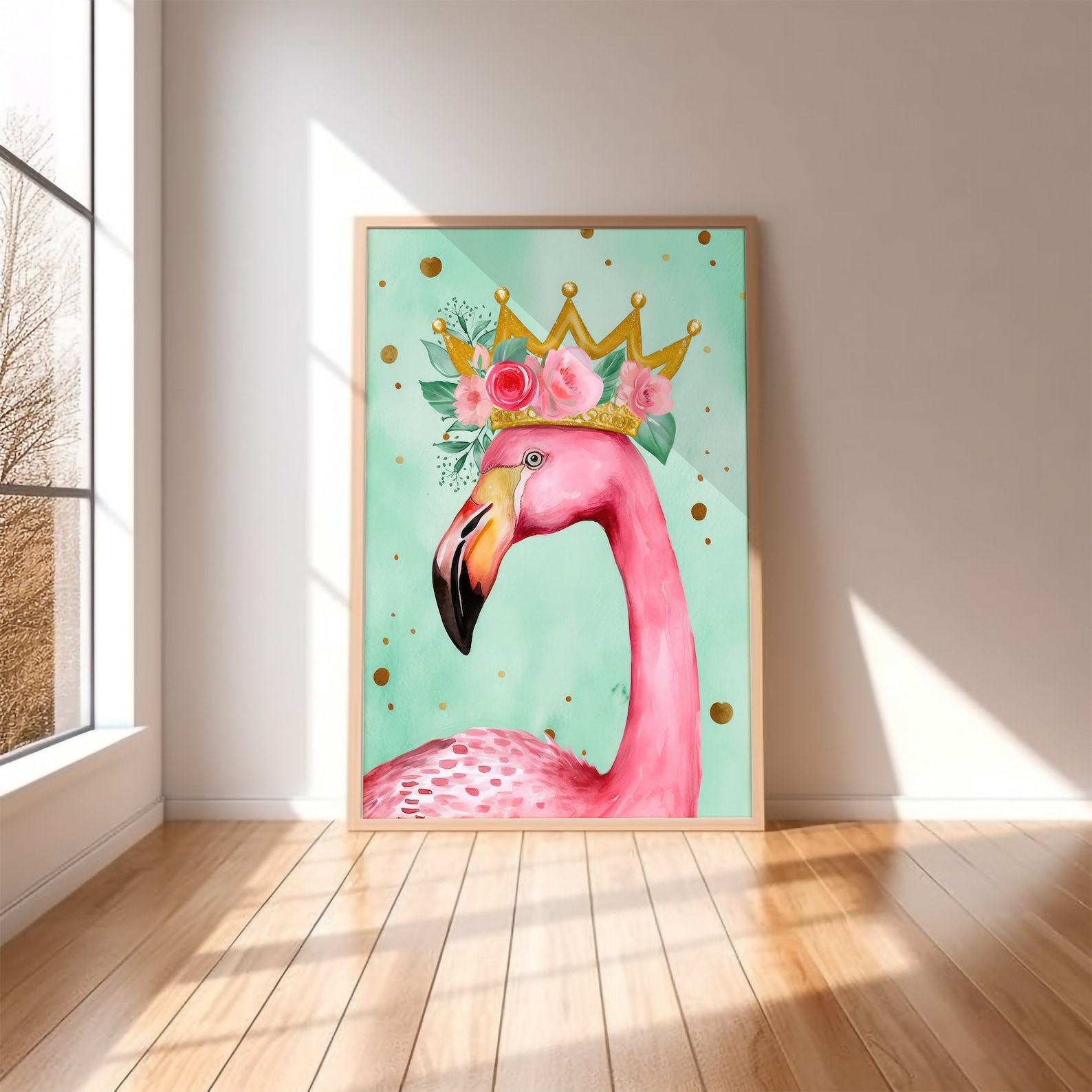 Pink Contemporary Poster, Modern Digital Download, Instant Download ...