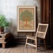 Vintage Cottagecore Botanical Print - Morris Inspired Tree Art Nouveau ...