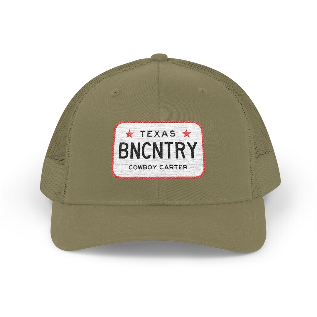 BNCNTRY Embroidered Snapback Trucker Cap, Beyonce Cowboy Carter Tour ...