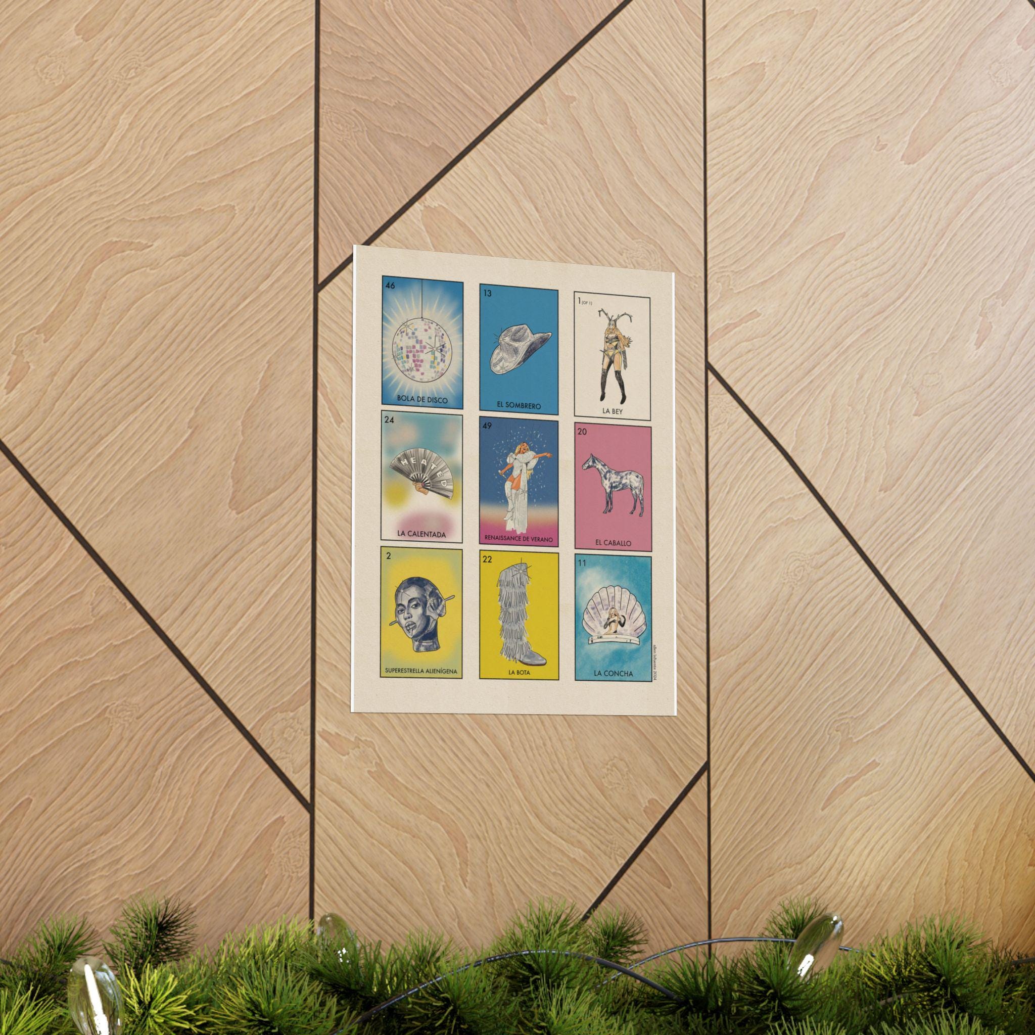 Beyonce Renaissance Loteria Poster, Loteria, Bingo, Wall Art Decor ...