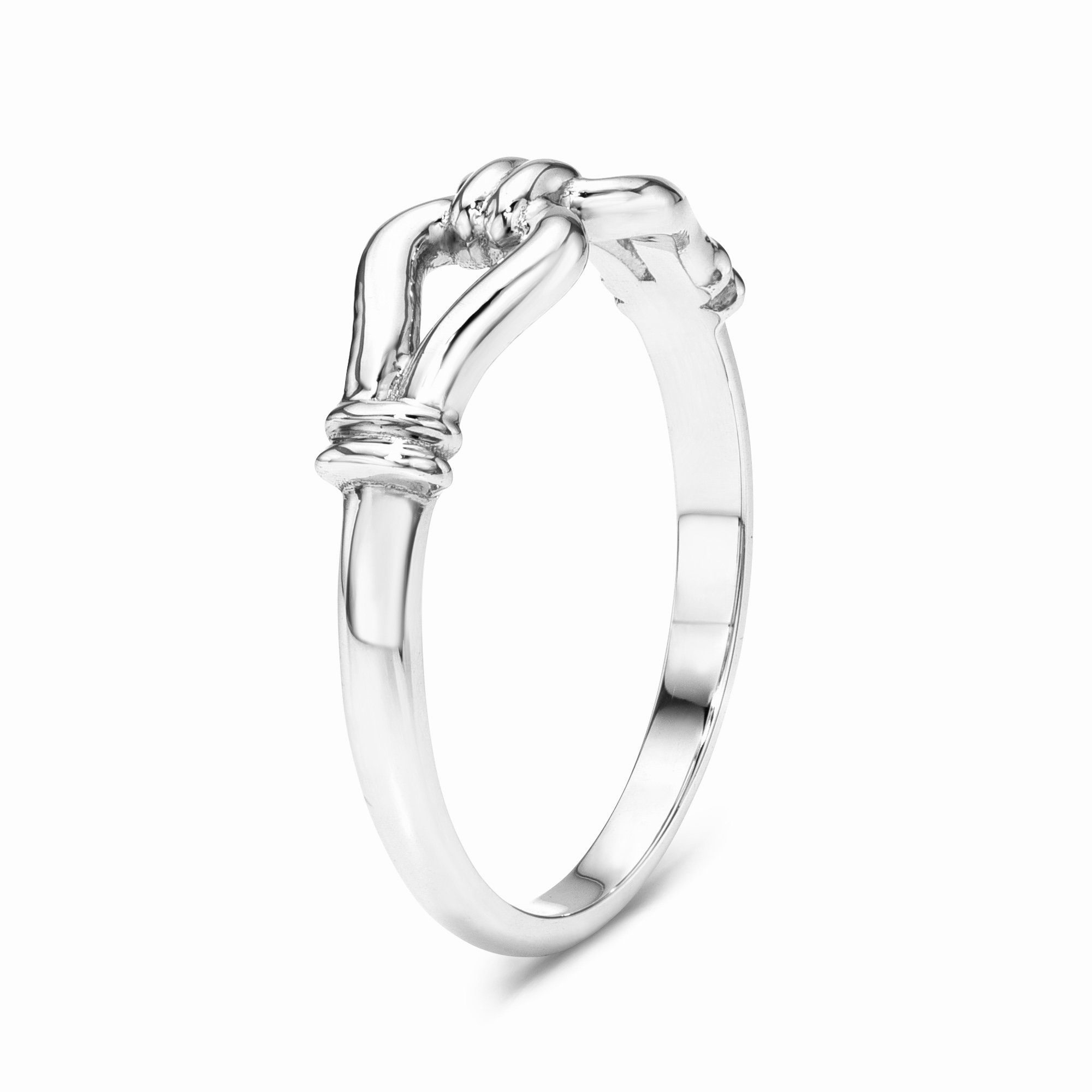 14K Double Loop Ring I Endless Love Jewelry I Double Knot Ring I Love ...