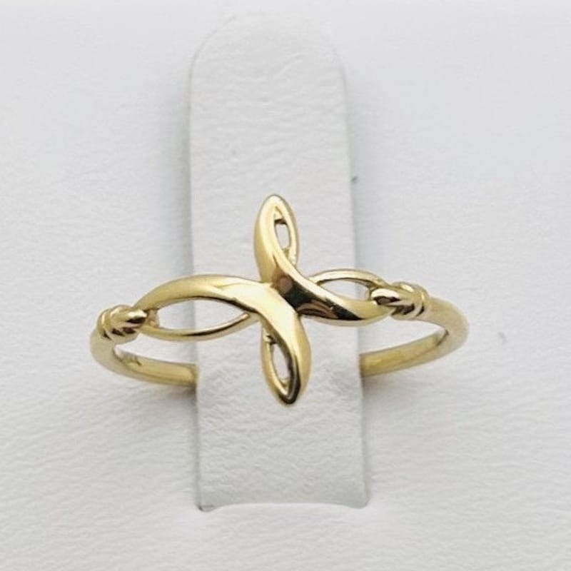 Infinity Gold Ring - Etsy
