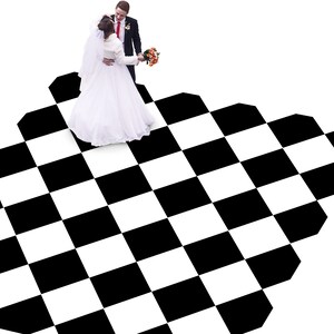Custom Wedding Decal Dance Floor Wrap Gloss Removable Vinyl. Diamond ...
