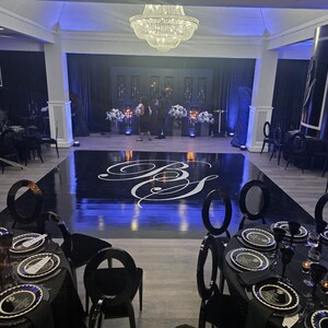 Custom Wedding Decal Dance Floor Wrap Gloss Removable Vinyl. Monogram ...