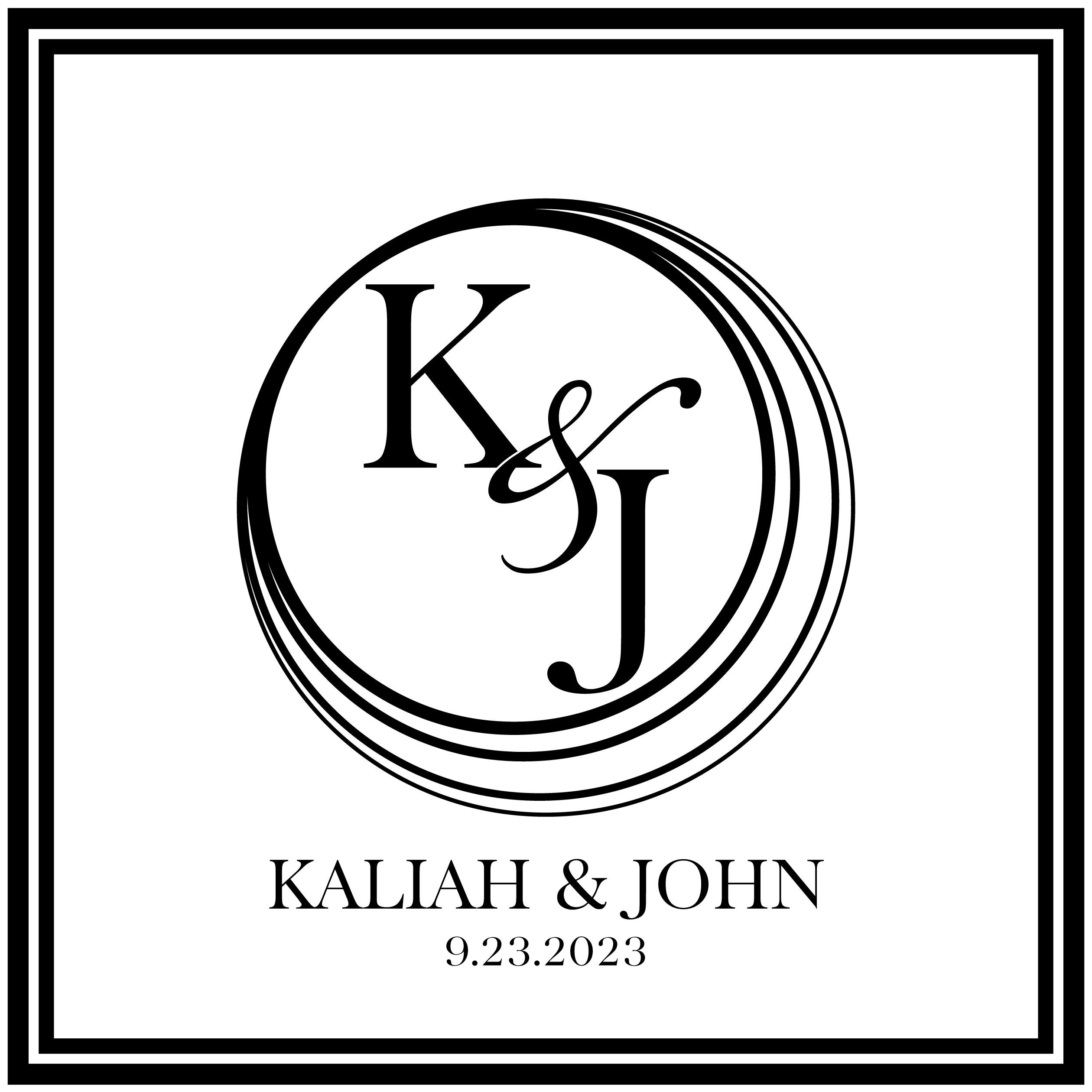 Custom Wedding Dance Floor Decal: Monogram Vinyl Wrap - Etsy
