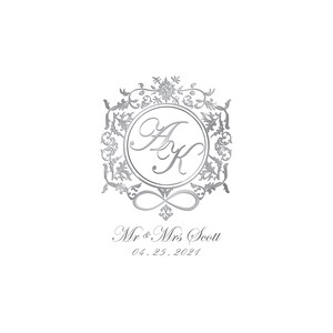 Custom Wedding Dance Floor Decal: Monogram Vinyl Wrap - Etsy