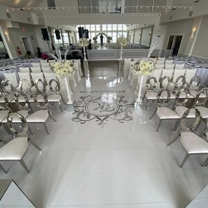 Customizable Wedding Decal Aisle Runner Wrap | Gloss Removable Vinyl ...