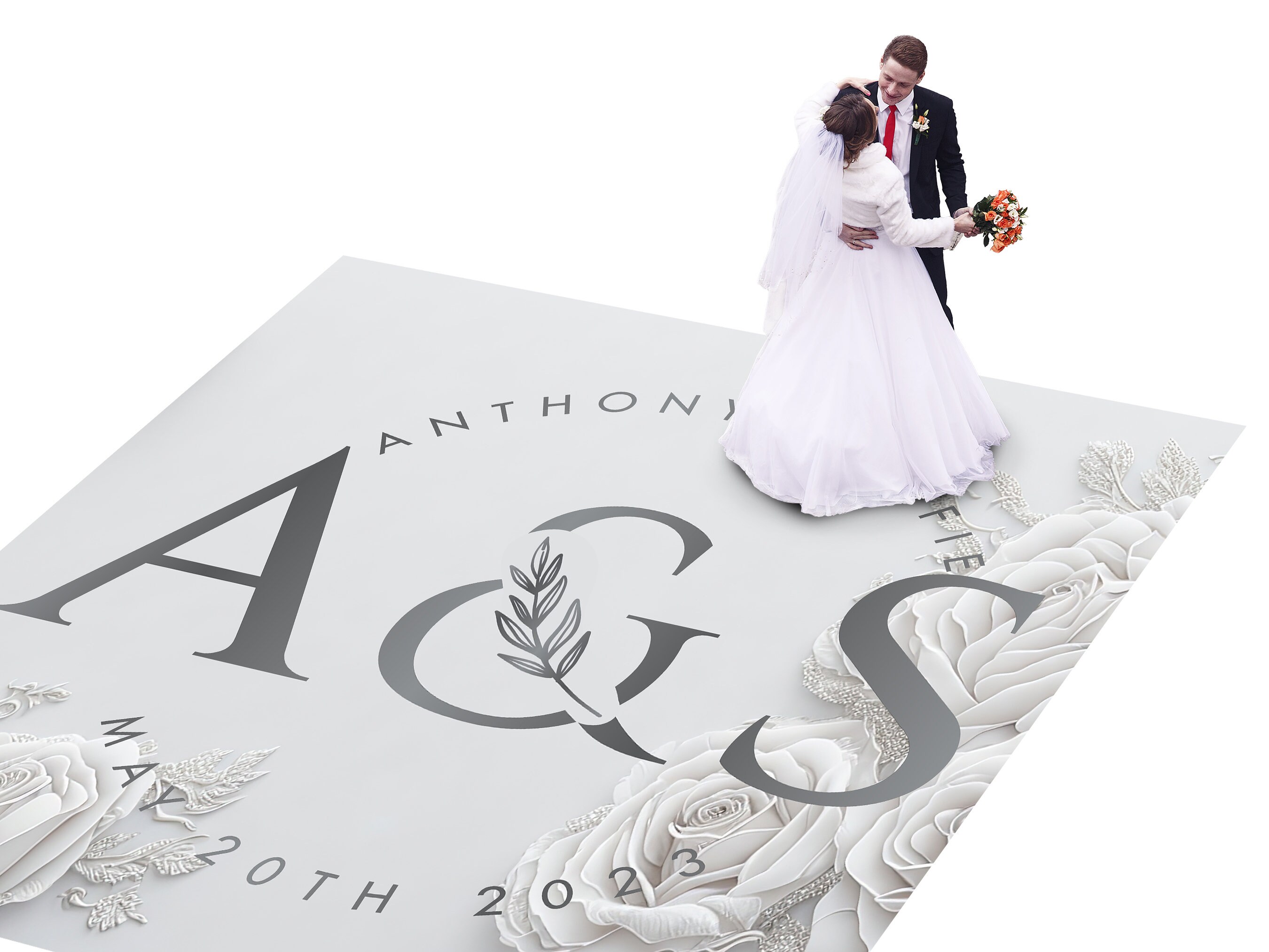 Full Print Custom Wedding Decal Dance Floor Wrap Gloss - Etsy