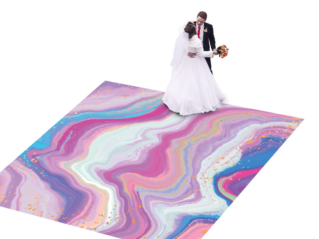 Spectacular Granite Marble Design Decal Dance Floor Wrap Gloss ...