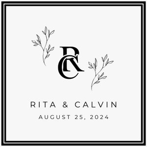 Custom Wedding Dance Floor Decal: Personalized Monogram Vinyl Wrap - Etsy