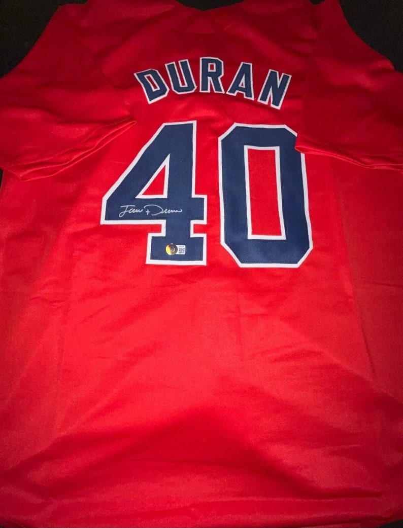 Custom Boston Red Sox Jarren Duran Autographed Jersey - Etsy