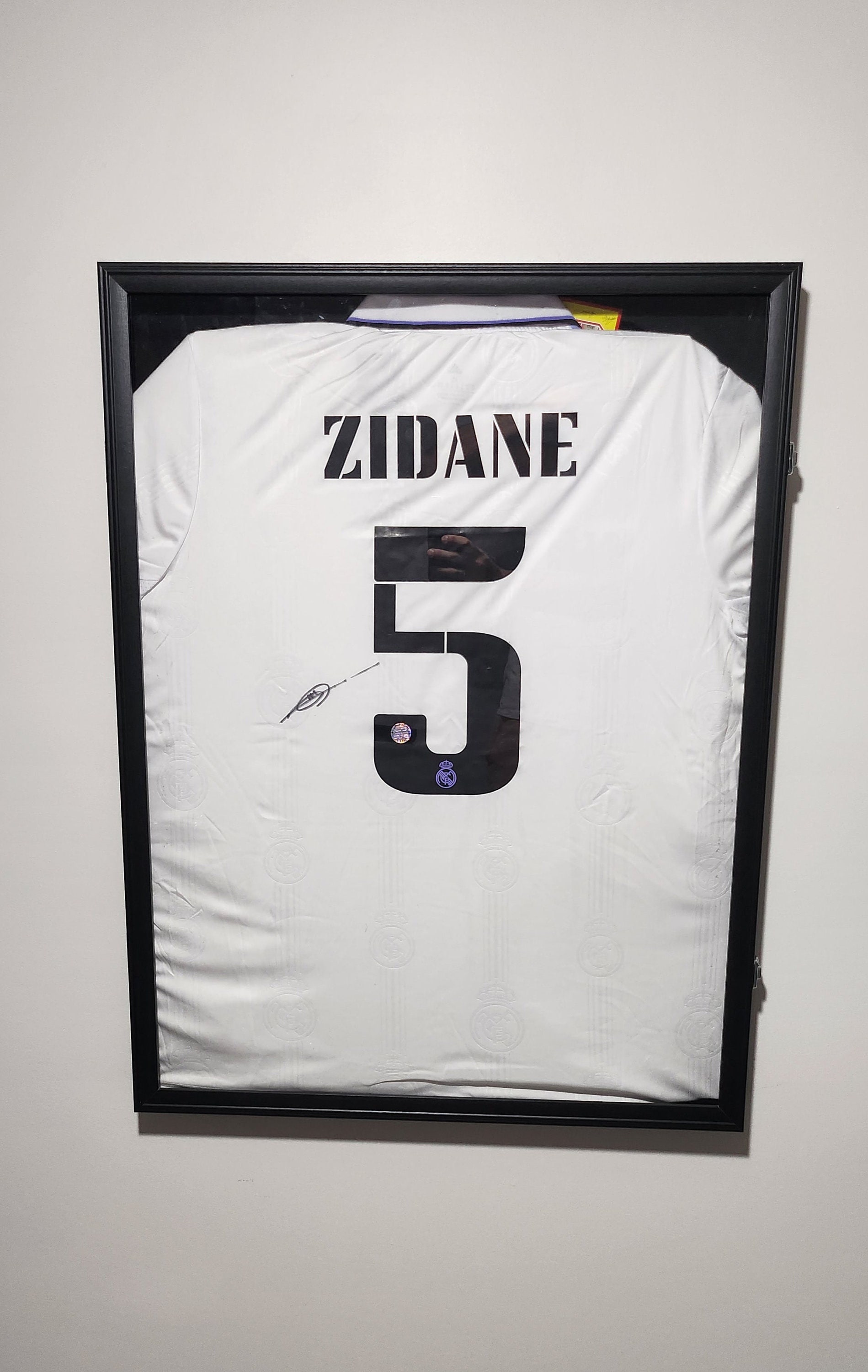Zinedine Zidane Autographed Real Madrid Jersey - Etsy