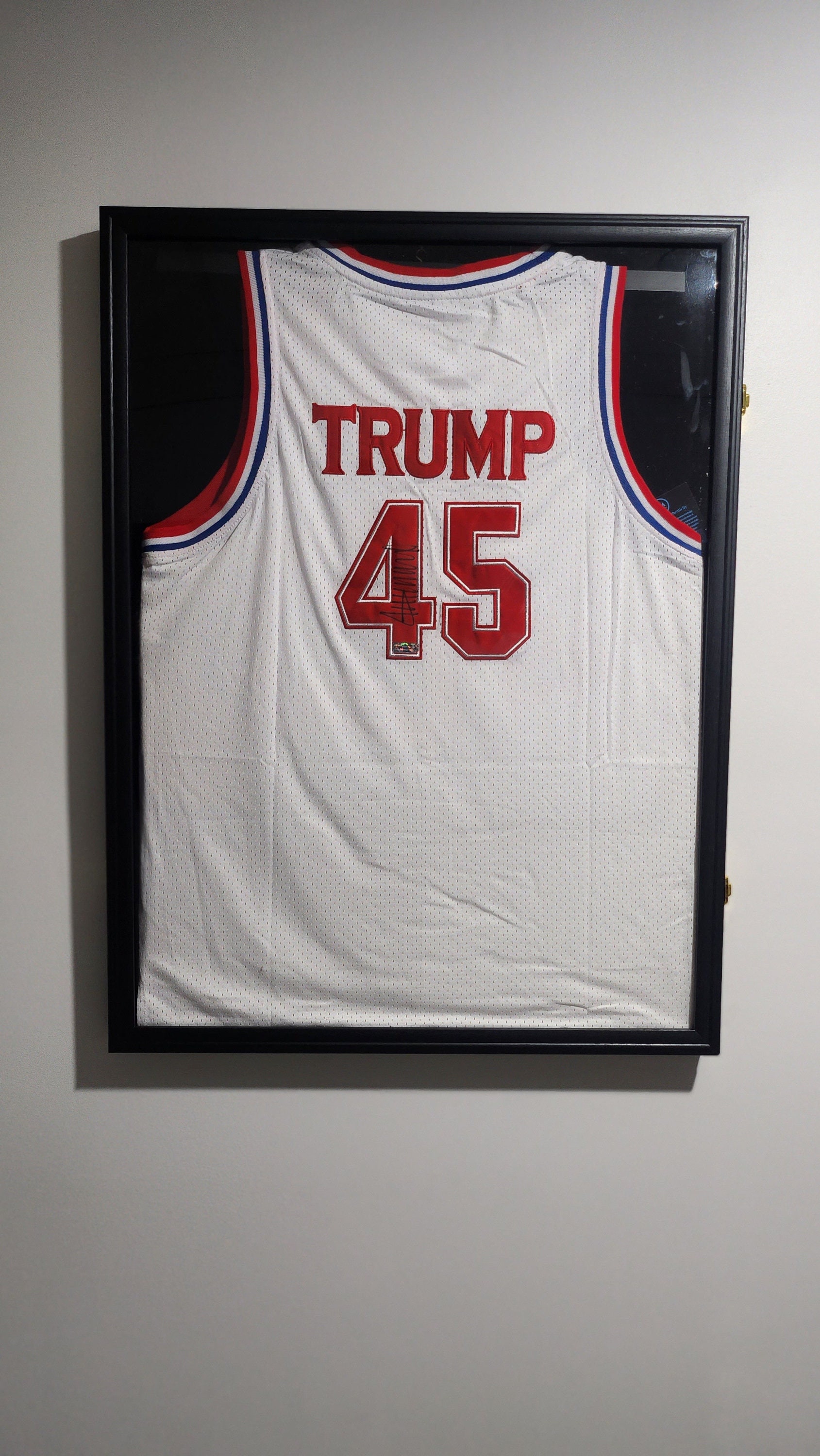 President Donald Trump Signed Basketball #45 Jersey - Etsy