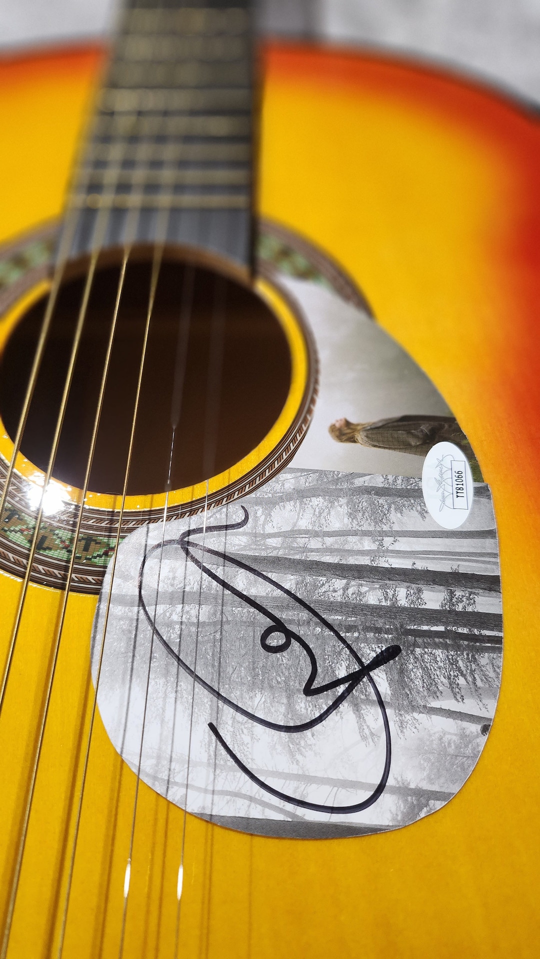 Taylor Swift Autographed Acoustic Guitar - Etsy