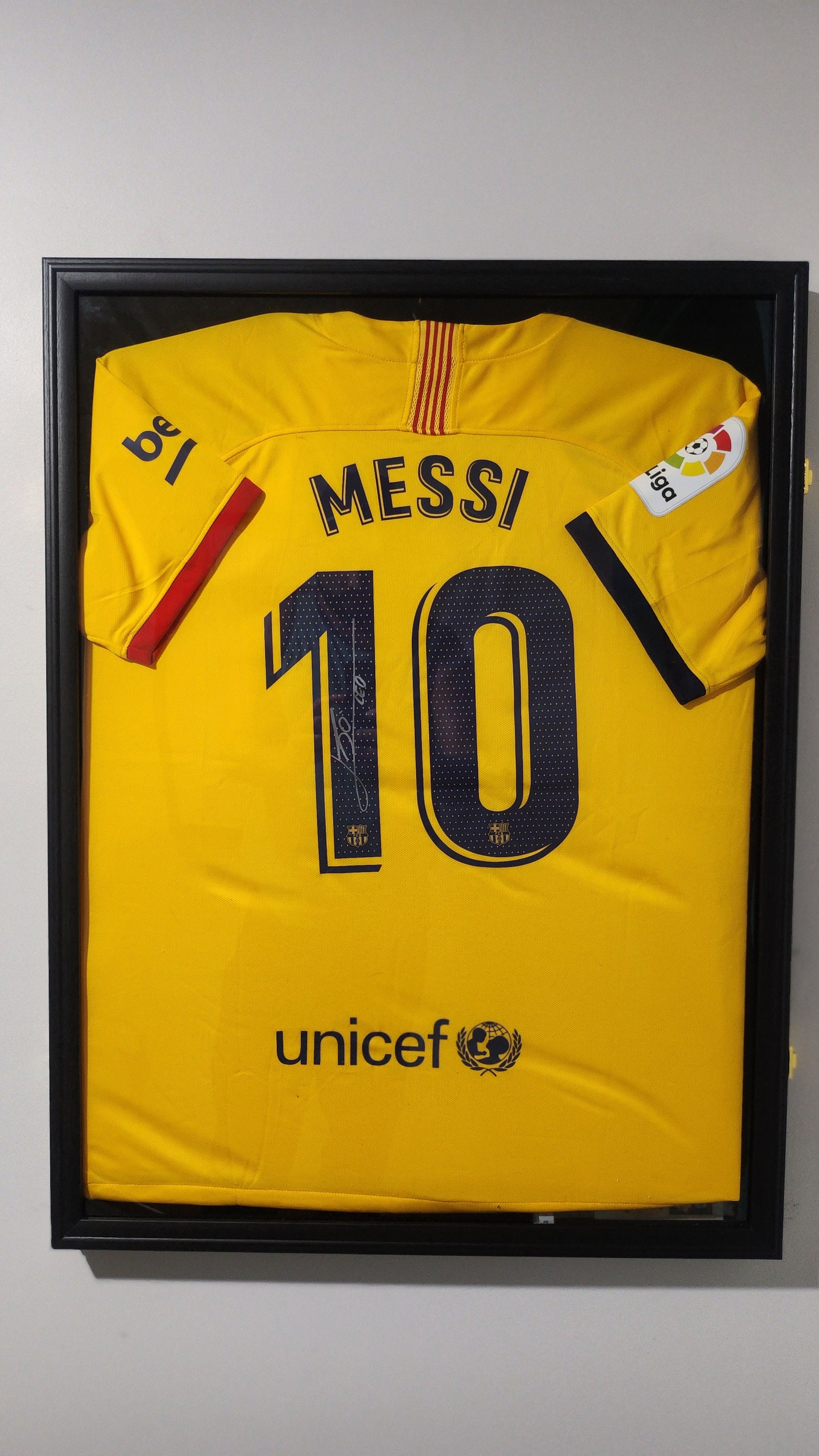 Lionel Messi Autographed Barcelona Jersey - Etsy