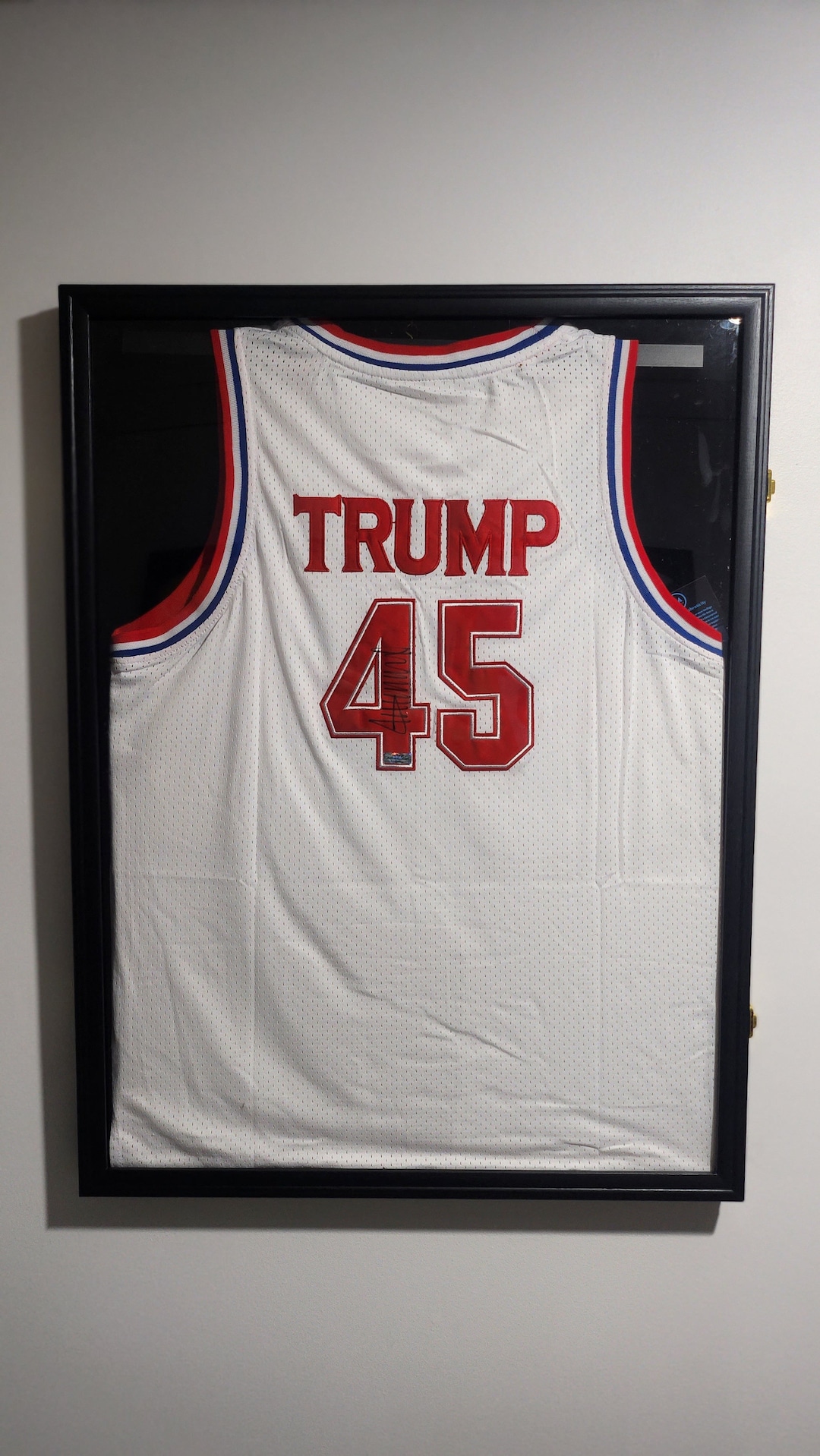 President Donald Trump Signed Basketball #45 Jersey - Etsy