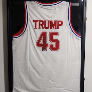 President Donald Trump Signed Basketball #45 Jersey - Etsy