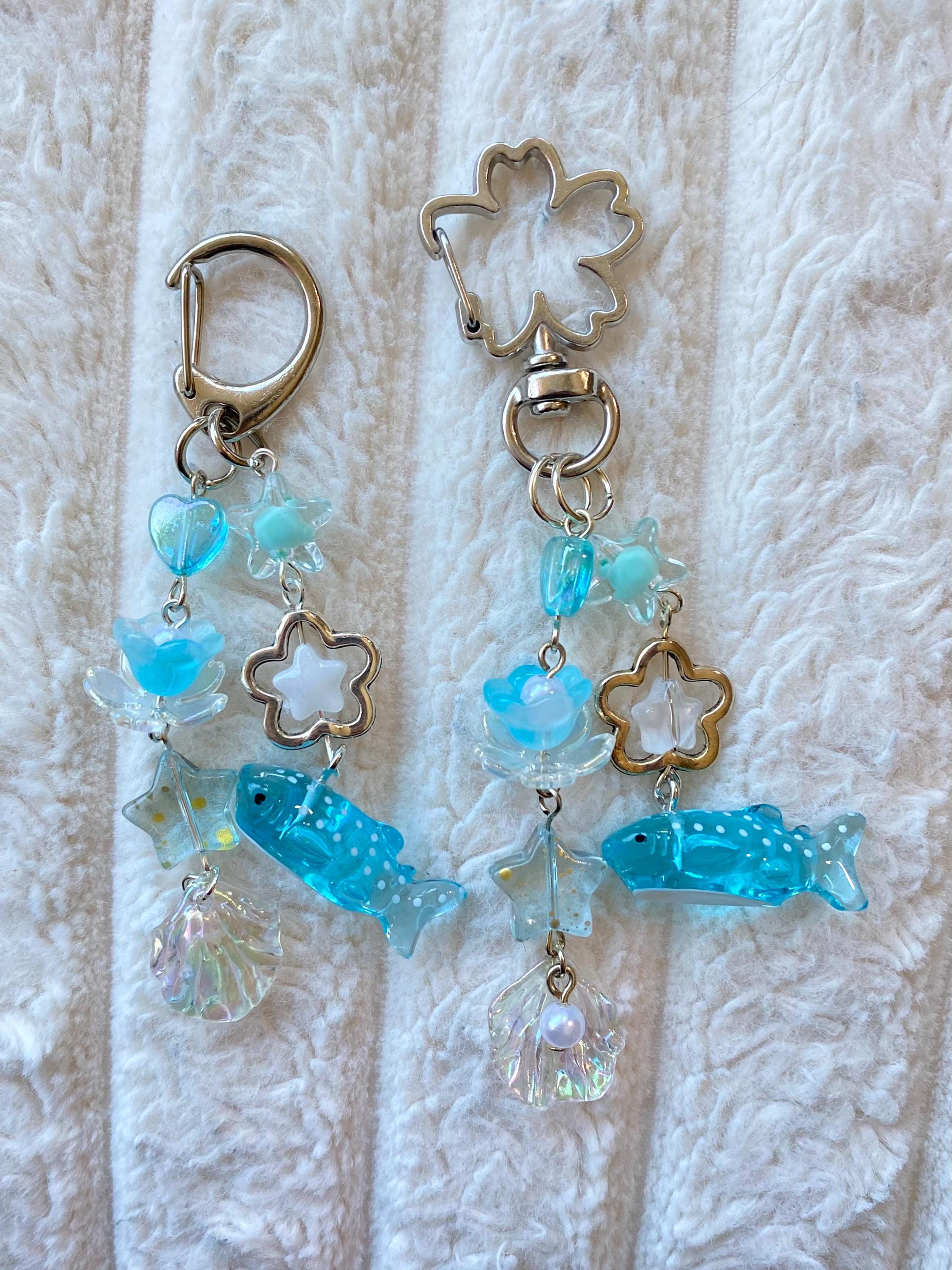 Whale Shark Keychain, Turquoise Whale Shark, Teal, Blue Green, Kawaii ...